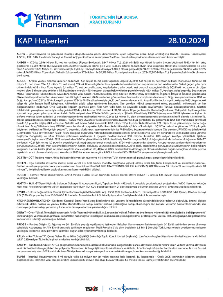 2024 10 28 Kap | PDF