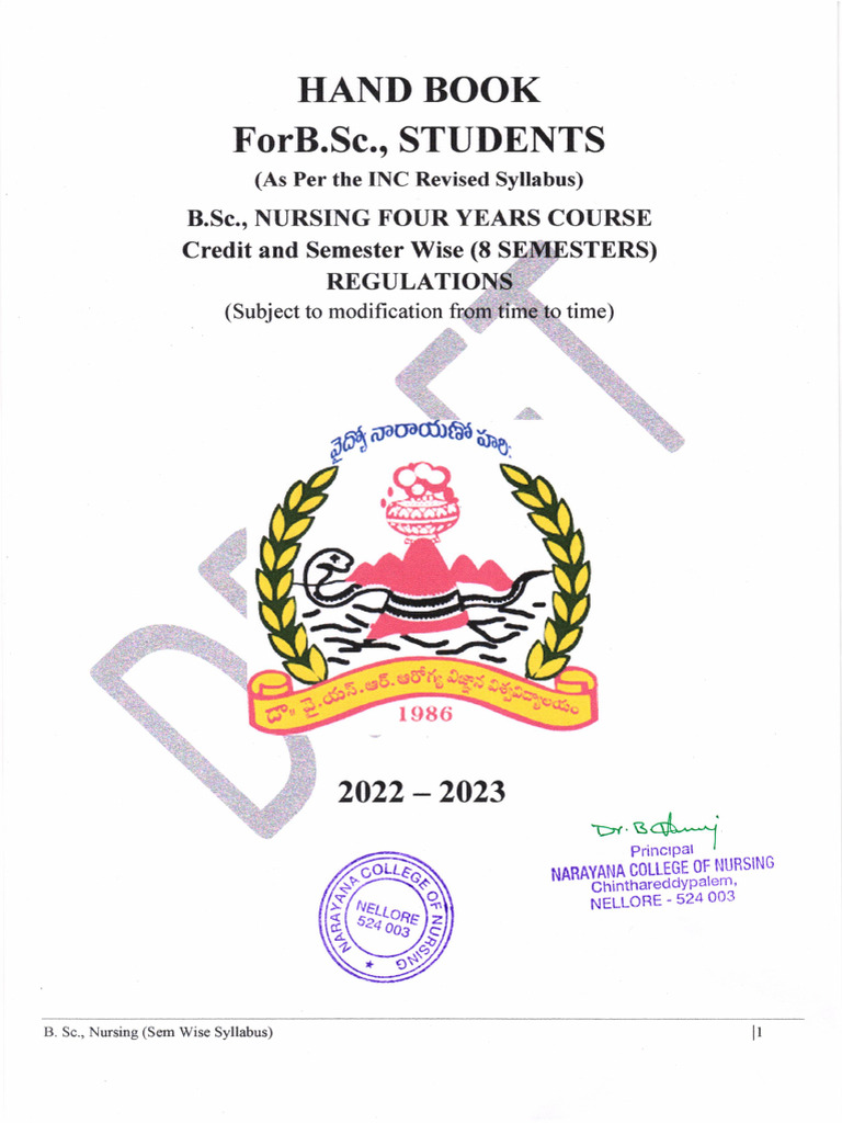 BSC Syylubus Book 2024 | PDF