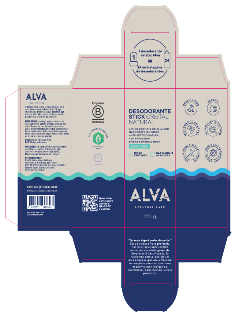 Alva - Pack - Secundario 120g Frente | PDF