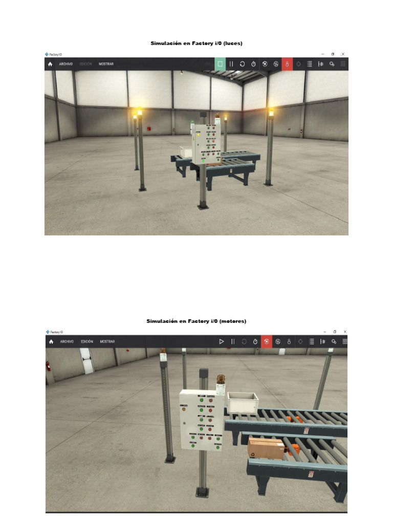 Simulación de Una Planta en Factory Io | PDF | Informática