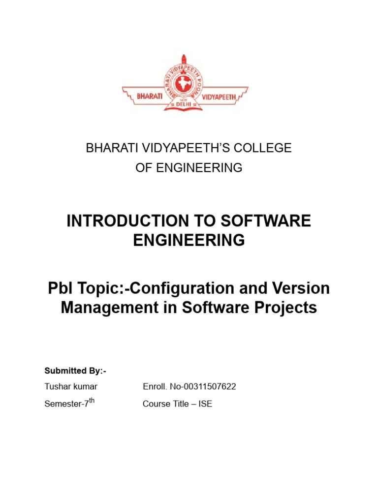 Configuration And Version Management In Software Projects Pdf