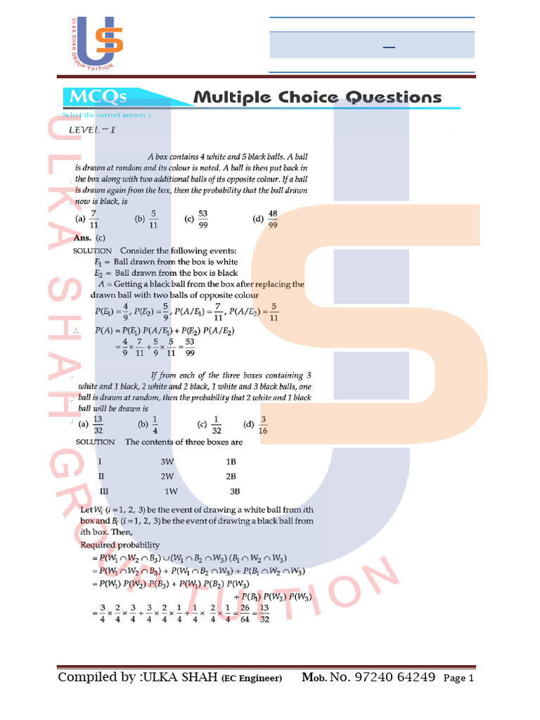 Probability Dpp-4 Watermark | PDF | Mathematics | Science