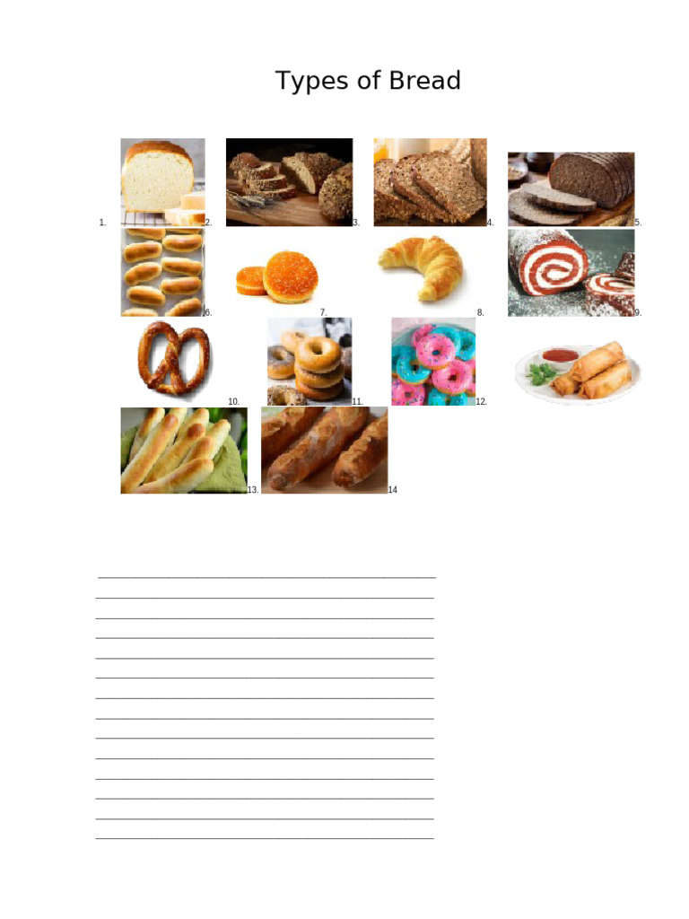 Types of Bread | PDF