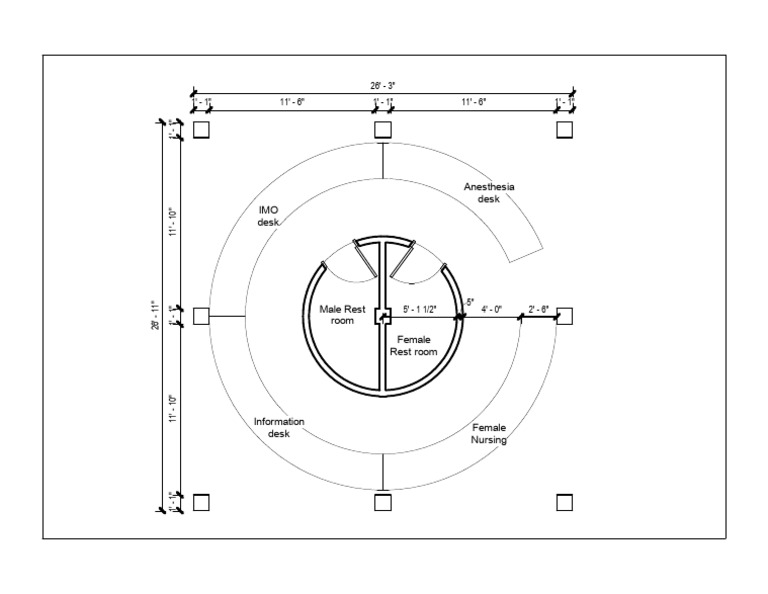 Hospital Floor Plan Measurements | PDF