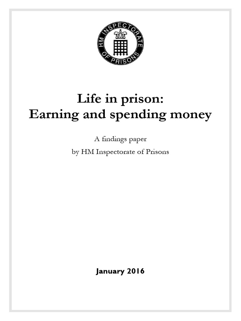 Earning and Spending Money Findings Paper Final Draft | PDF | Prison ...
