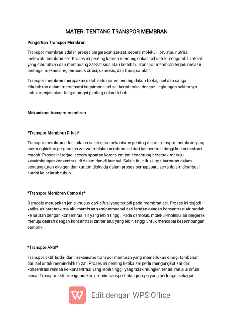 Materi Tentang-Wps Office 2 | PDF