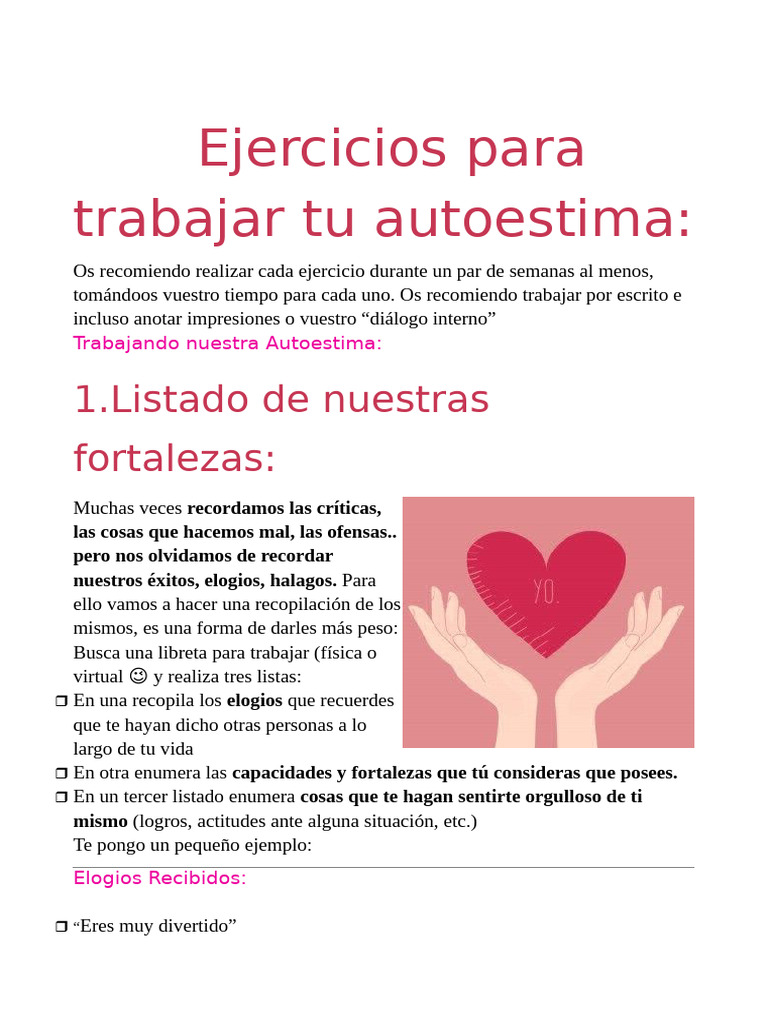 Autoestima | PDF | Autoestima