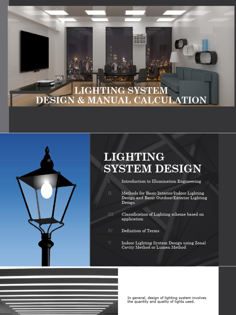 Lighting System Design Using Zonal Cavity Method | PDF | Lighting ...