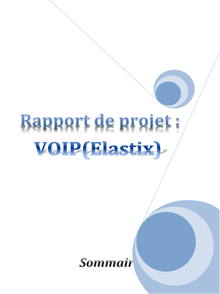 Introduction à la VoIP avec Elastix | PDF | Voix sur IP | séance d ...