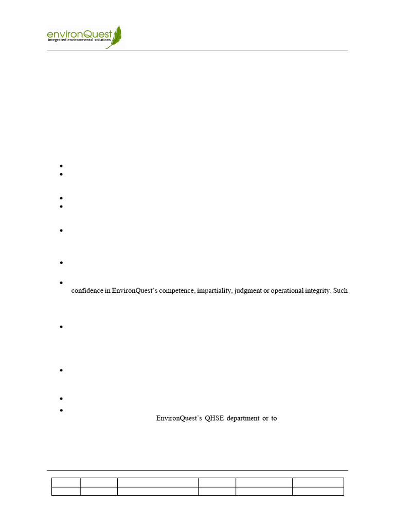 EQ-P-143 Impartiality Procedure Rev 1 | PDF | Audit | Quality Assurance