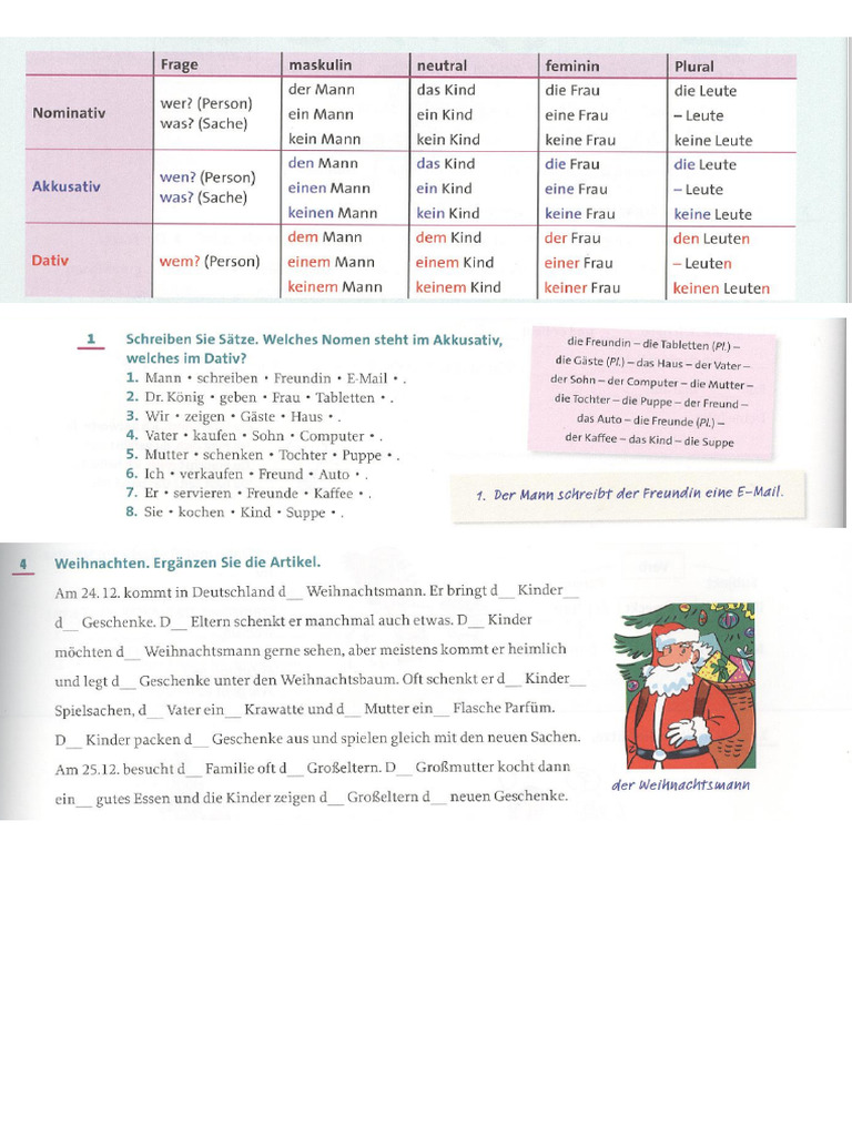 Akkusativ Dativ | PDF