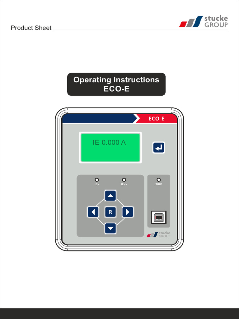 ECO-E Relay Operating Instructions | PDF | Frequency | Amplitude