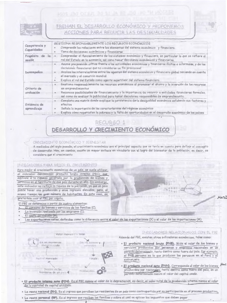 Indicadores Económicos y Desigualdad | PDF | Economias | Ciencias ...