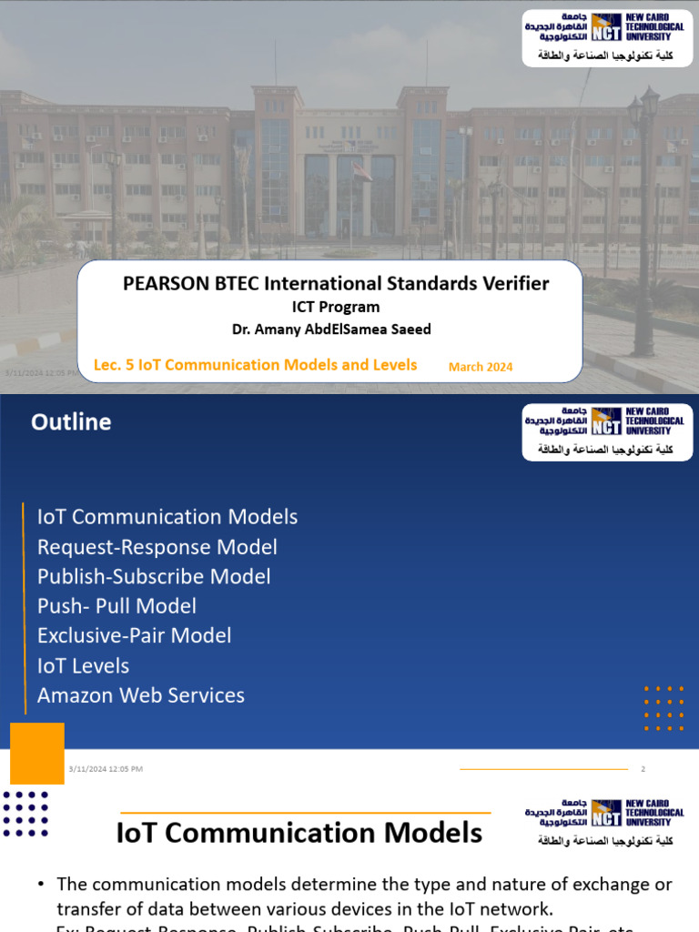 IoT Communication Models Overview | PDF | Cloud Computing | Amazon Web Services