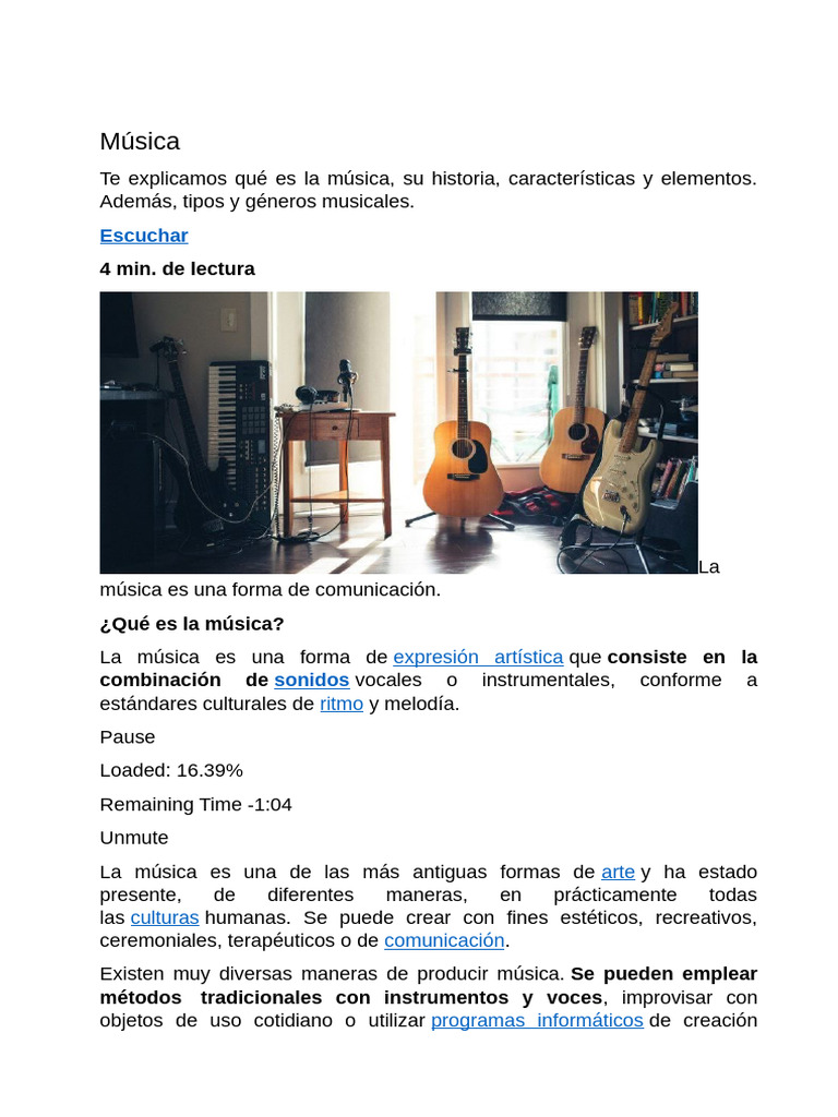 Musica 2024 | PDF | Sonido