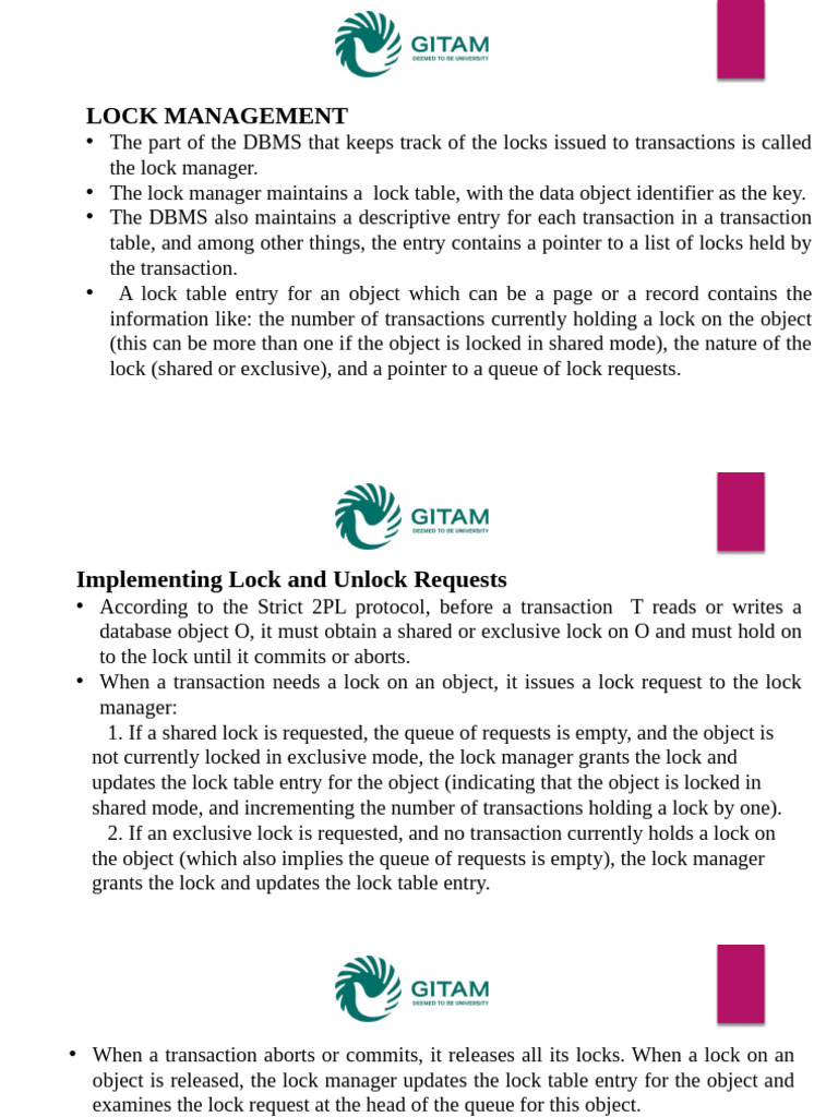 Unit - 5 | PDF | Database Transaction | Information Technology Management