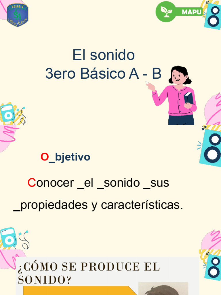 Propiedades del sonido para 3ero Básico | PDF