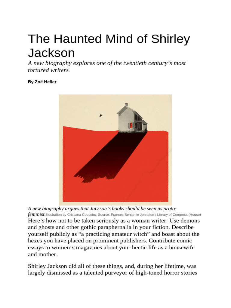 The Haunted Mind of Shirley Jackson | PDF