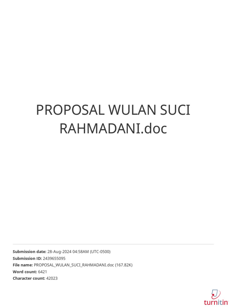 Proposal Wulan Suci Rahmadani (Sebelum 77 %) | PDF