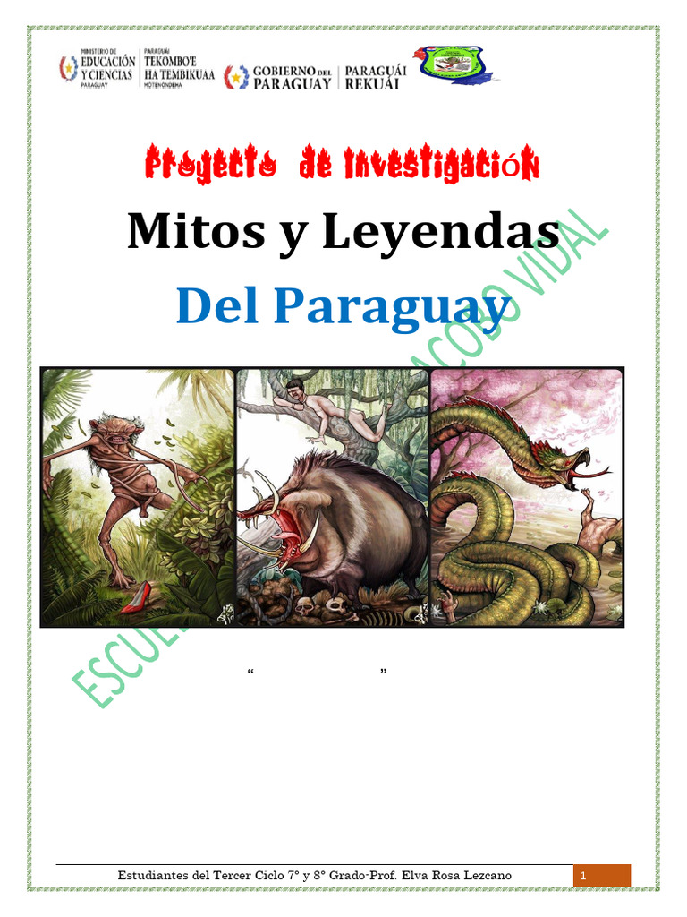 7°y 8° Grados Mitos-Y-Leyendas - Prof Elva | PDF | Religión y ...