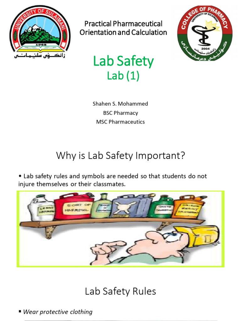 1 Lab Safety | PDF