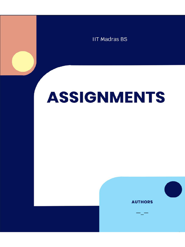 Assignments | PDF