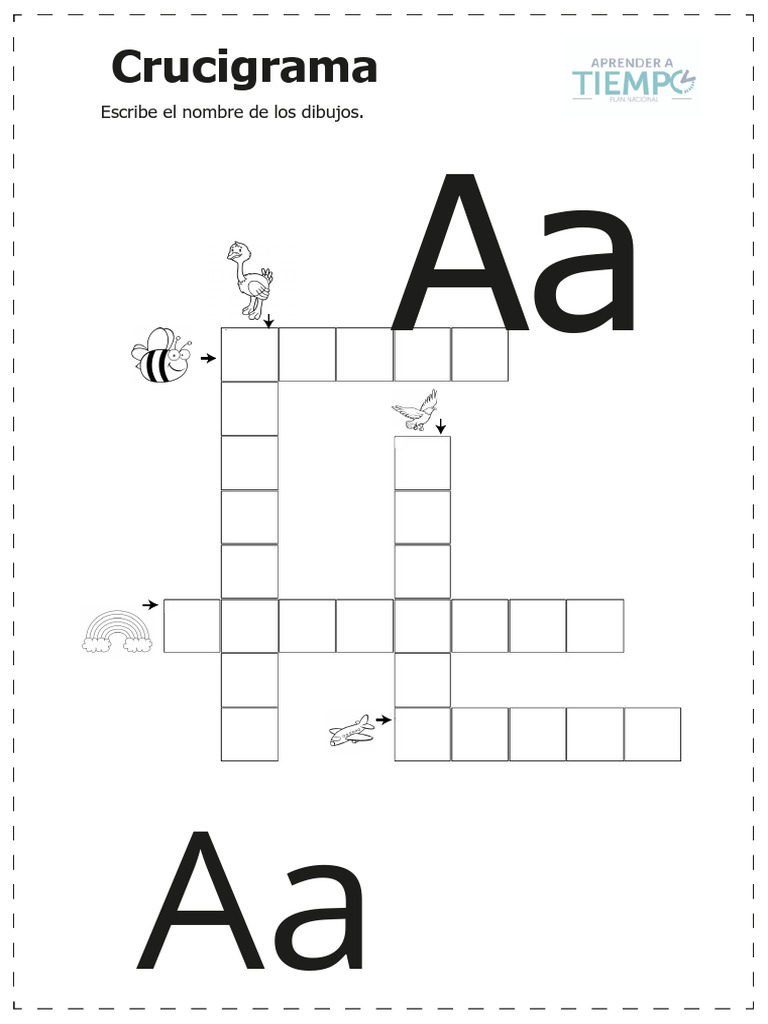 Crucigrama Con El Abecedario | PDF