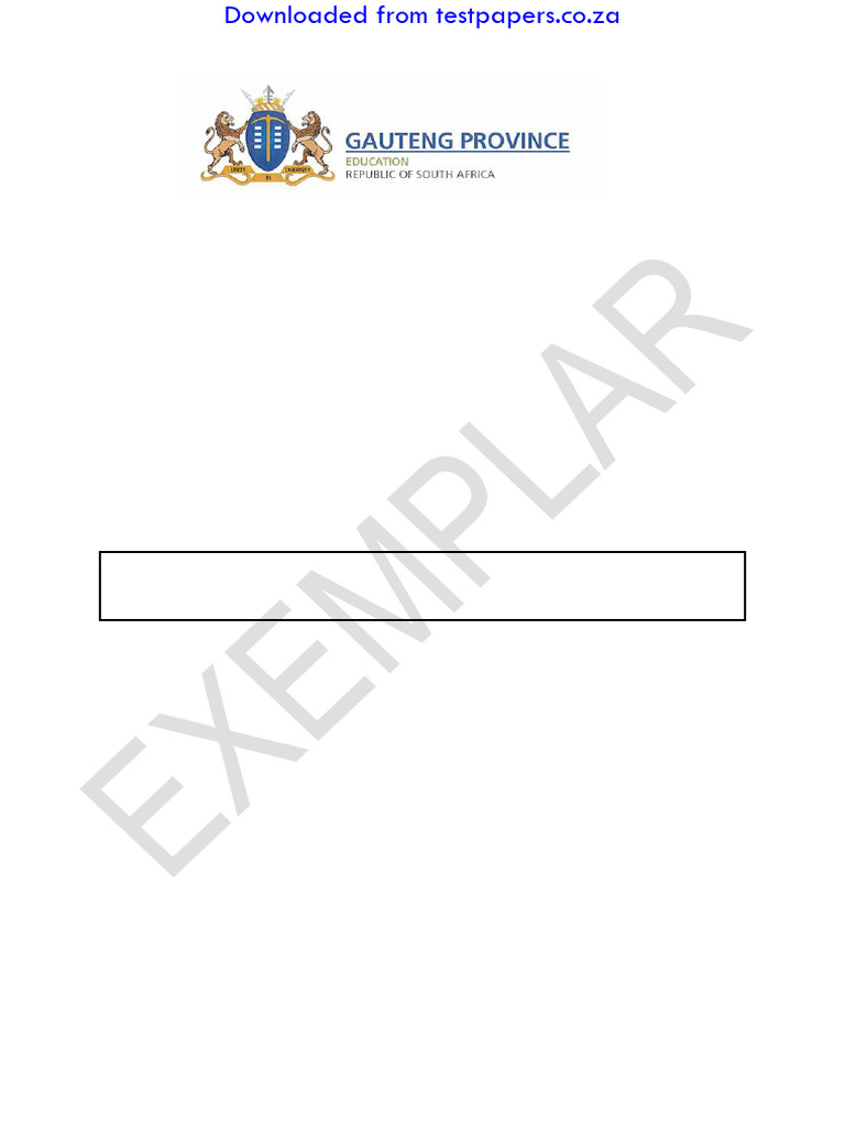 Gr9 EMS P1 (English) November 2021 Possible Answers | PDF | Debits And ...