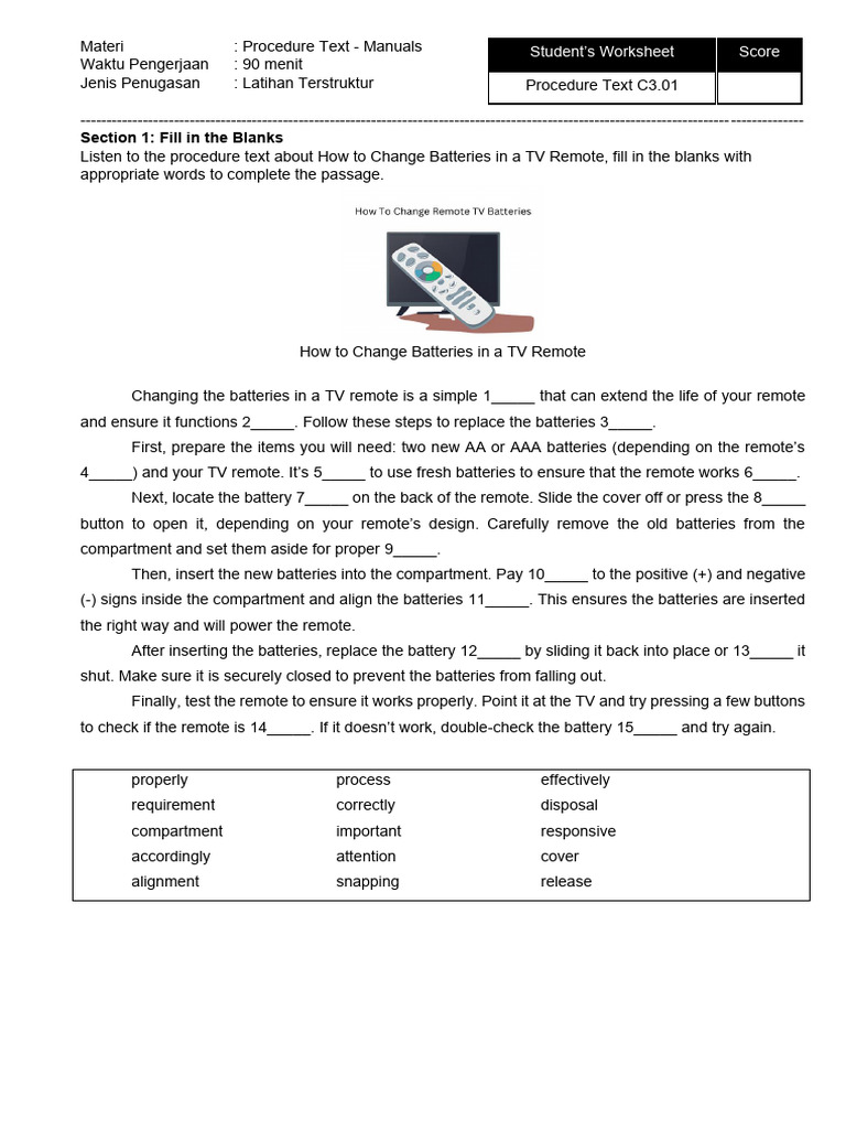 Procedure Text - Manuals | PDF | Laptop | Computing