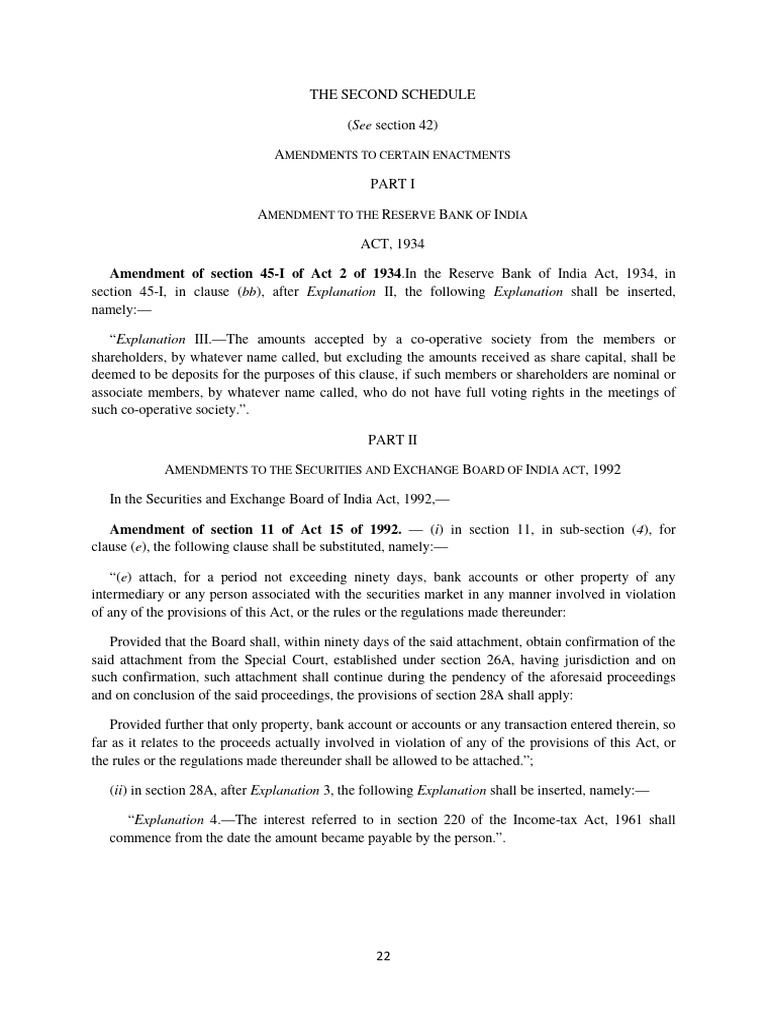 Legal Amendments for Financial Acts | PDF | Securities (Finance) | Justice