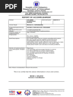 Math-Accomplishment Report Sy 2023-2024 | PDF | Mathematics