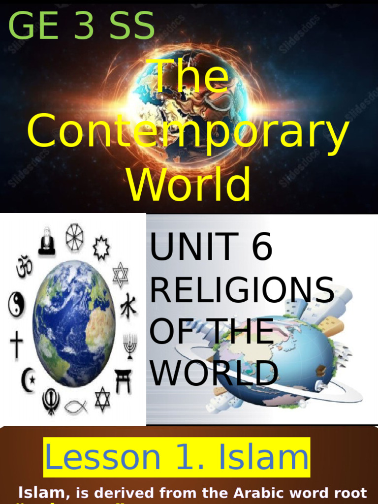 The Contemporary World | PDF | Jesus | Brahman