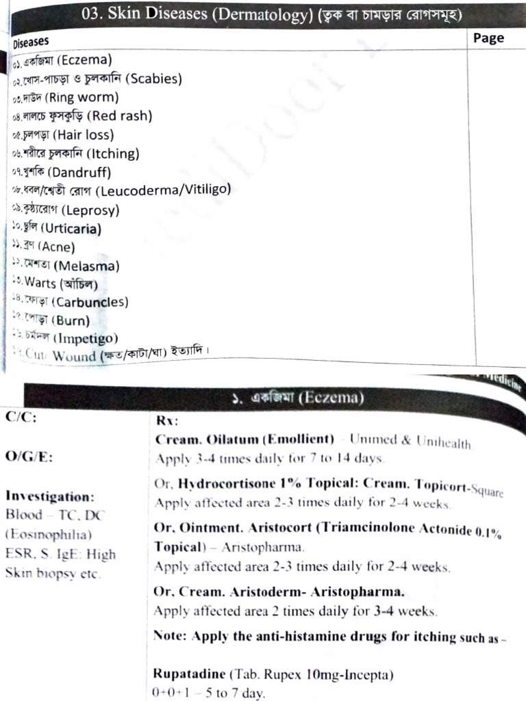 Skin Diseases Dermatologe | PDF