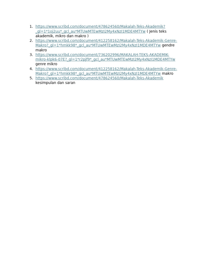 Sumber Jenis Teks Akademik | PDF | Technology & Engineering