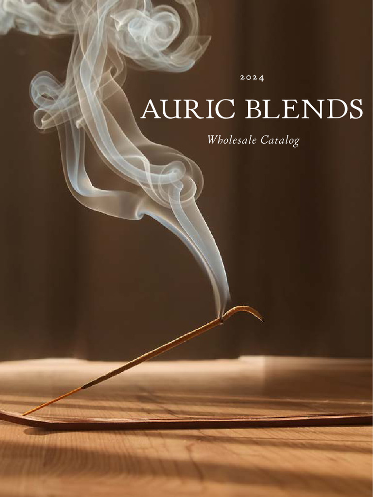Auric Blends Wholesale Catalog_2023 | PDF | Perfume | Incense