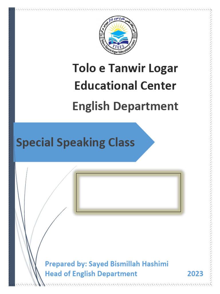 Special Speaking Book | PDF