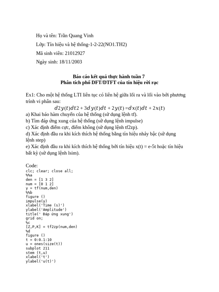 BCKQTH tuan7 TrầnQuangVinh | PDF