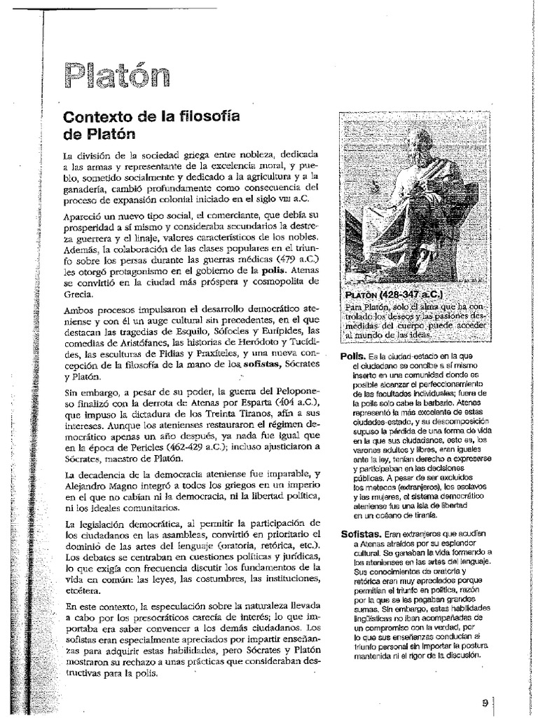 Texto 1. Platón | PDF