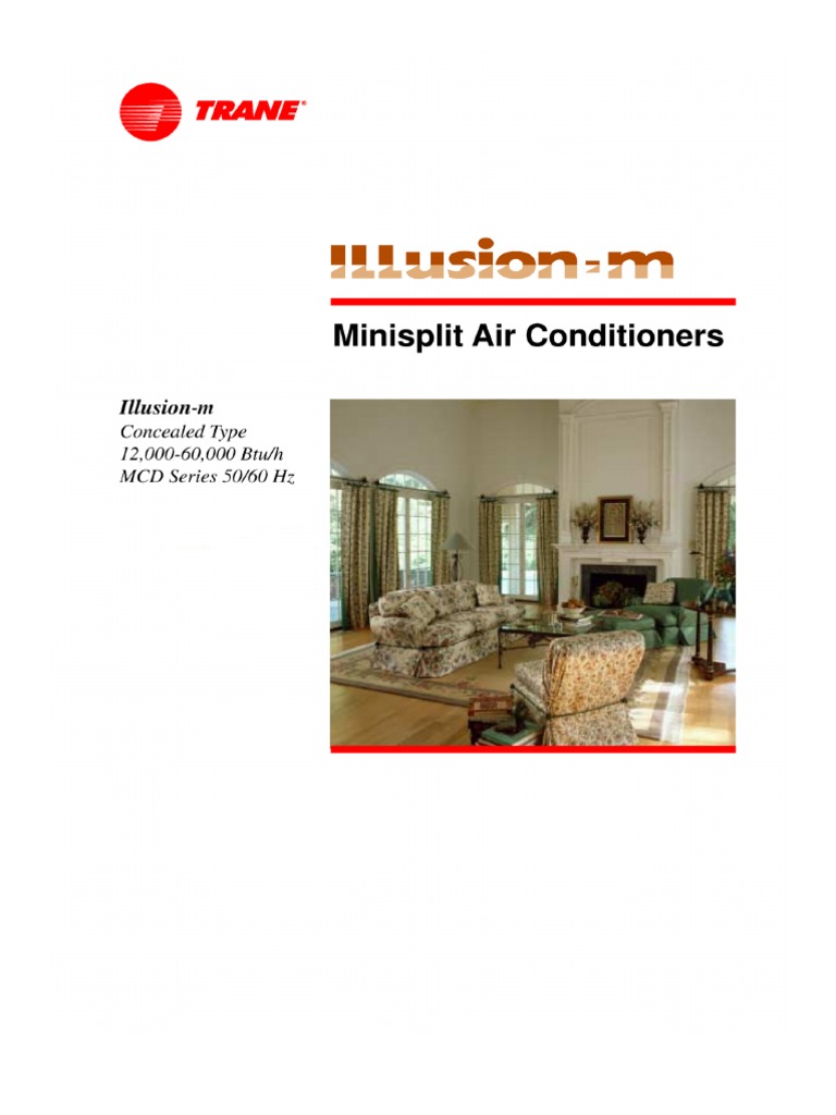 Trane R410A Concealed Unit Catalogue | PDF | Home & Garden
