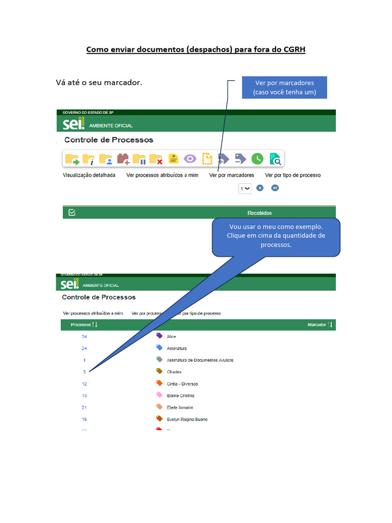 Como Enviar Um Documento Pelo SEI | PDF | Informática