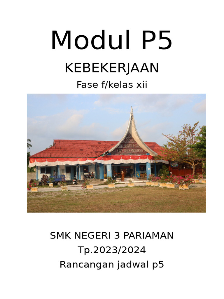 Modul P5 Cover | PDF | Seni | Pengembangan Diri