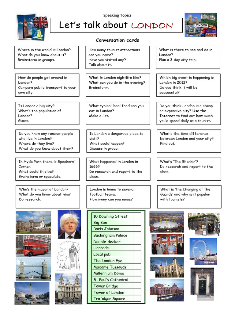 London Conversation Topics Guide | PDF | London