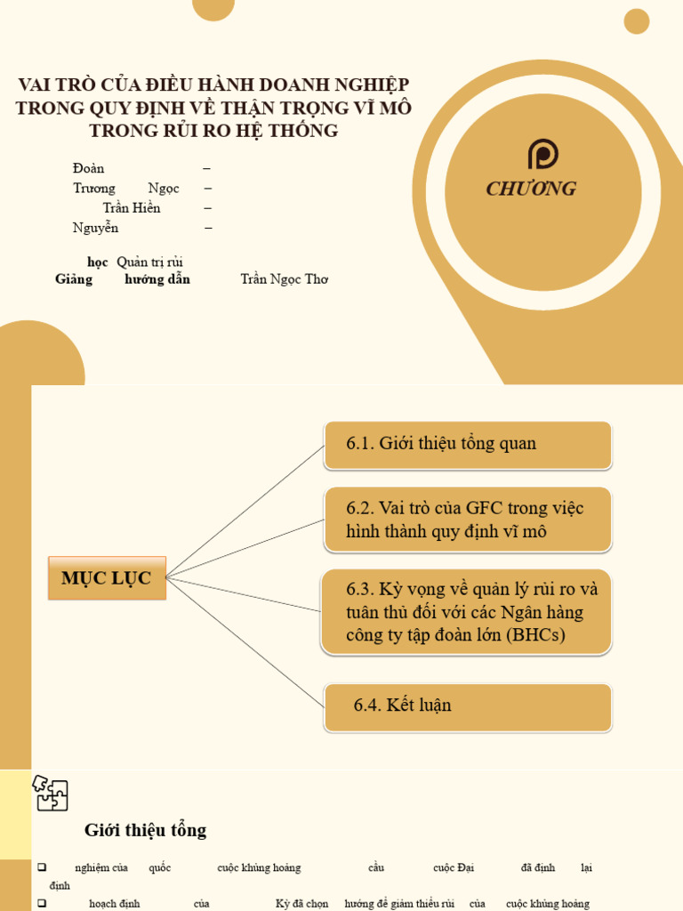QTRRTC - Nhóm 7 - Chương 6 | PDF