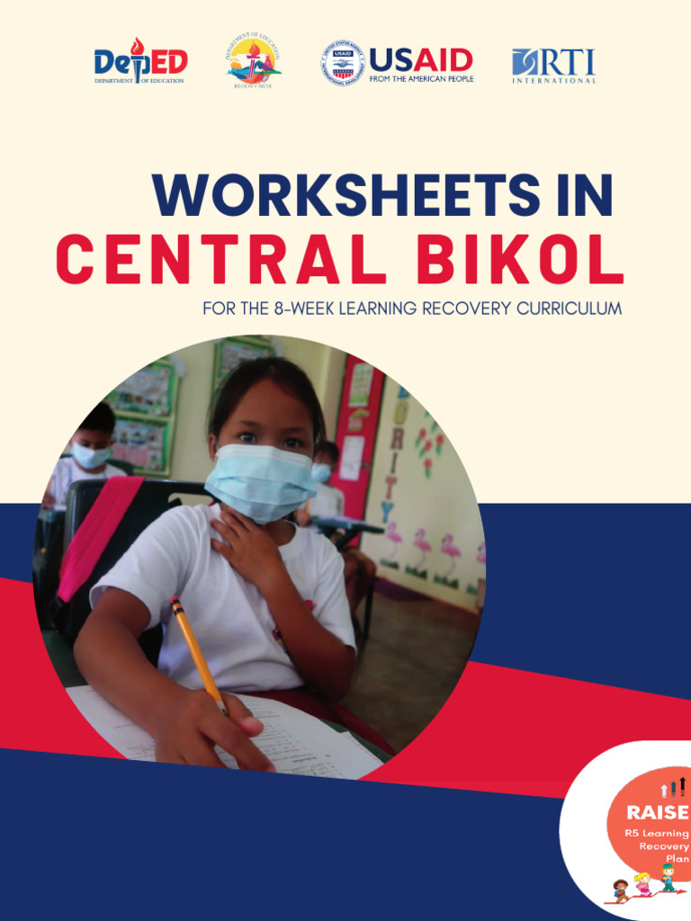 Cover - Worksheets - Central Bicol | PDF