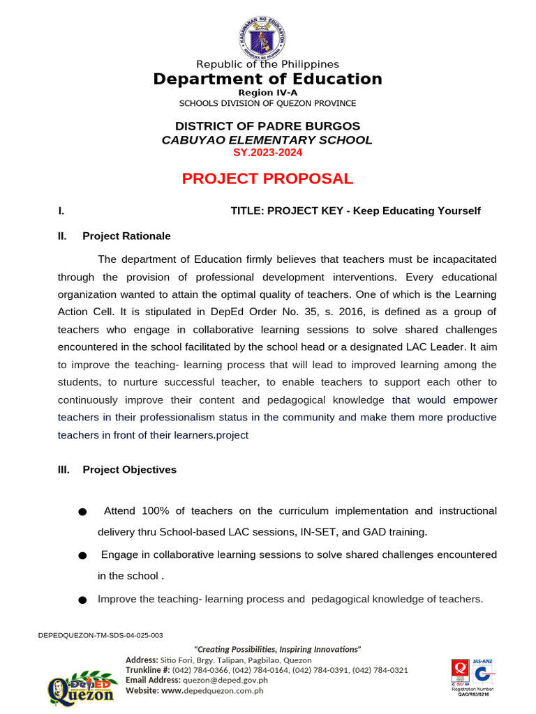 Project KEY: Teacher Development Initiative | PDF | Teachers ...