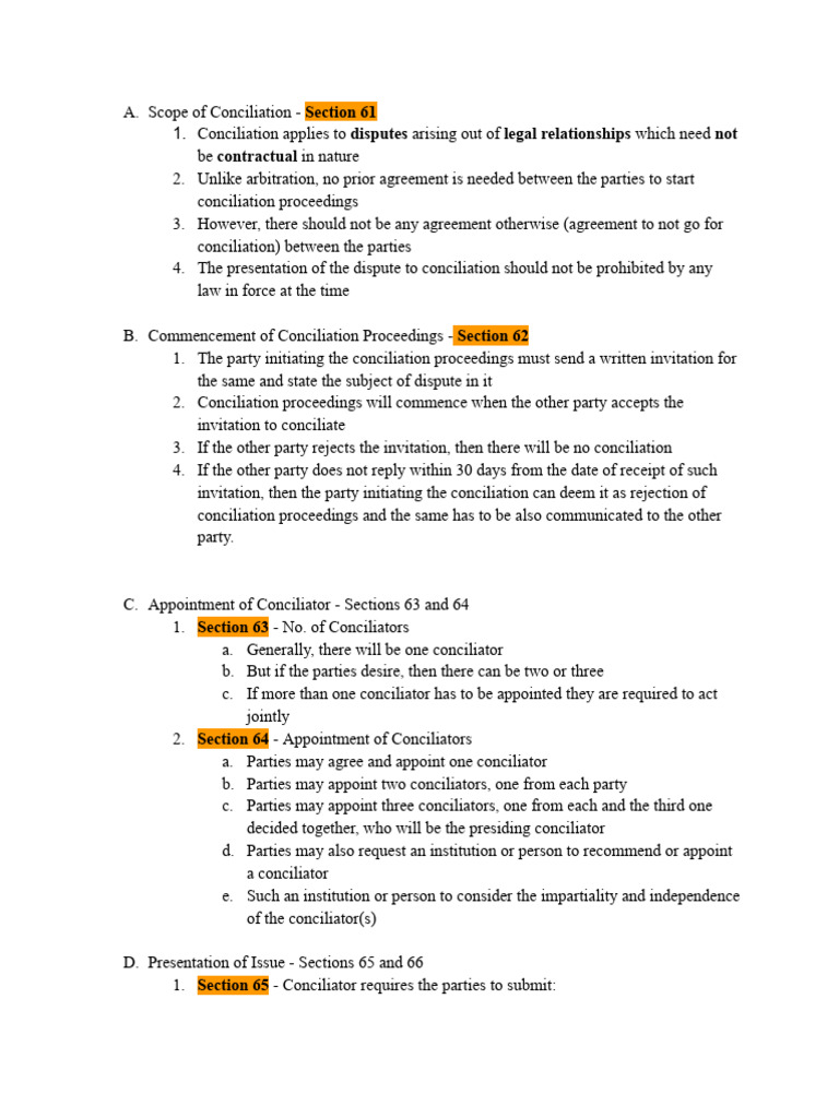 Conciliation Proceedings | PDF | Settlement (Litigation) | Arbitration