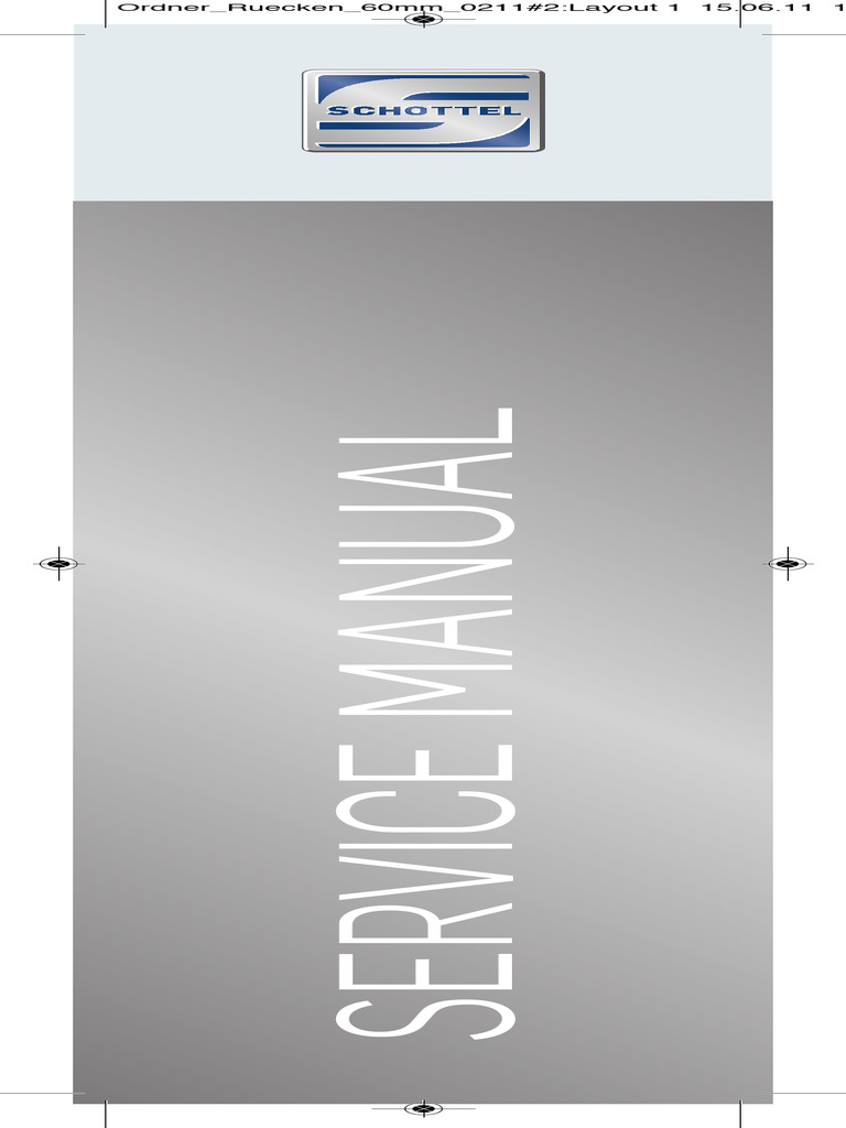 Service Manual for 60mm Binders | PDF | Technology & Engineering