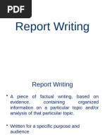Report Writing Essentials | PDF | Cognition