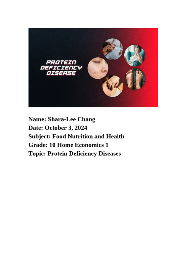 Protein Deficiency Diseases Overview | PDF | Dementia | Alzheimer's Disease