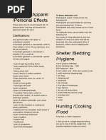 Oregon Trail Packing Guide | PDF | Foods | Food And Drink Preparation